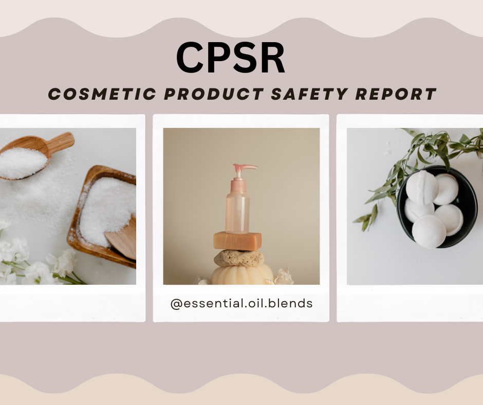 Cosmetic Product Safety Report – Essential Oil Blends UK